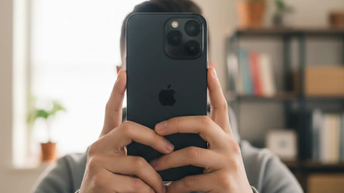 Man caught an iPhone user 'licking' their phone in public but later ...
