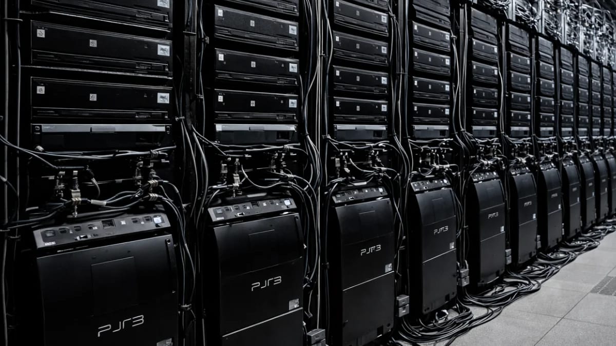 The US Air Force used 1,716 PlayStation 3 consoles to build a supercomputer